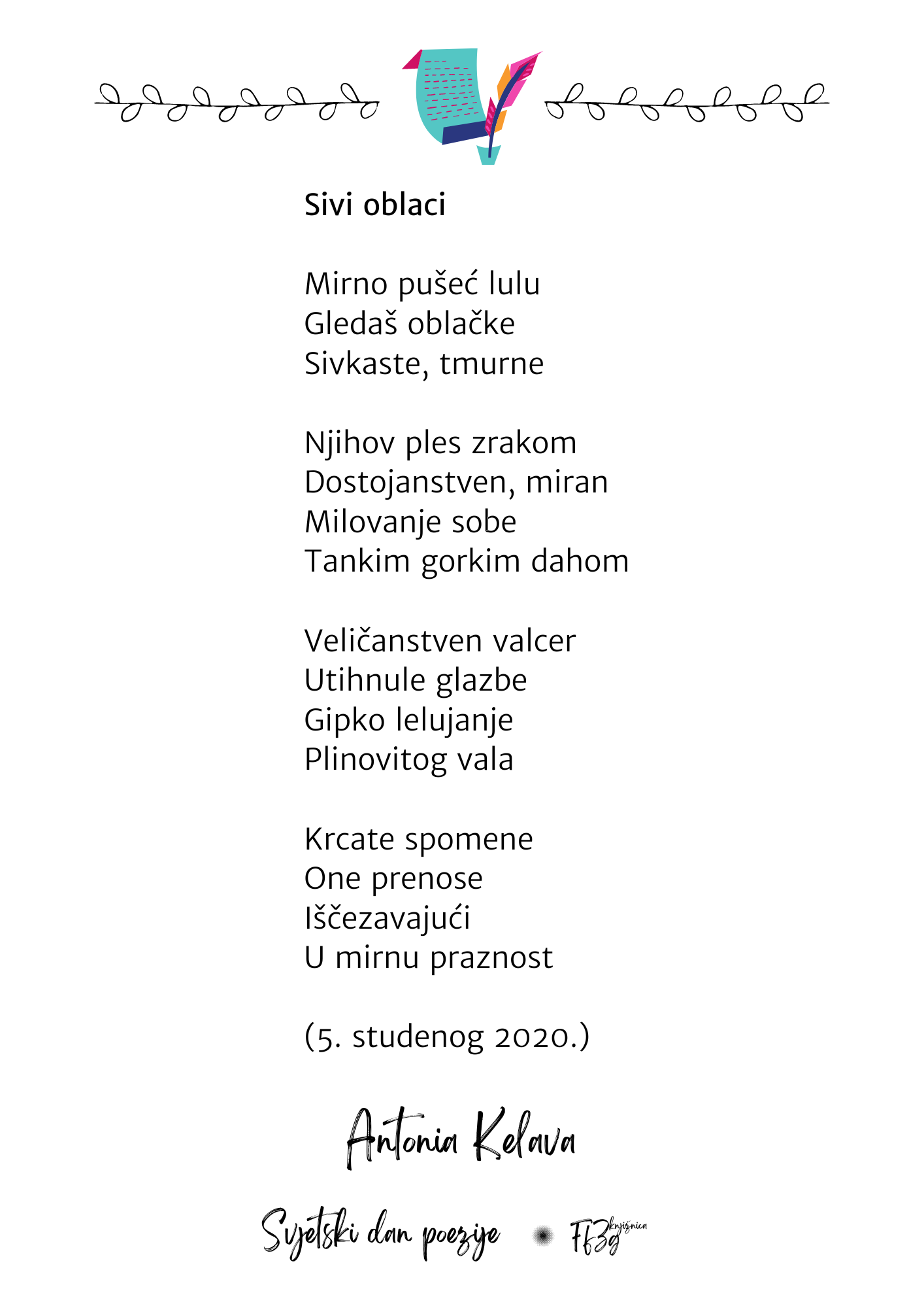 SVJETSKI (TJE)DAN POEZIJE - Knjižničarski imaginarij